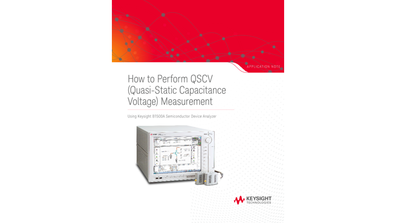 B1500A Semiconductor Device Parameter Analyzer | Keysight
